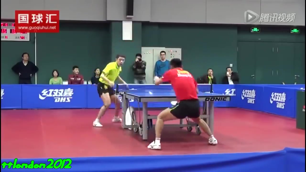 獒蟒缠斗 张继科vs许昕 队内赛