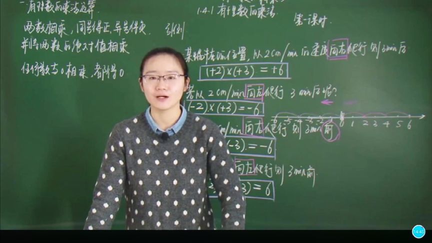 初一数学上册合集重点内容1.4.1有理数的乘除法 有理数乘法