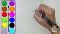 手绘简笔画,小姐姐穿可爱卡通公主裙子,这么漂亮太喜欢了