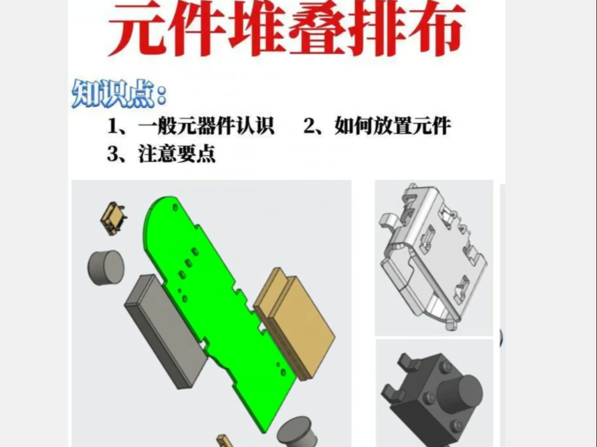 Proe/Creo产品设计元件堆叠排布