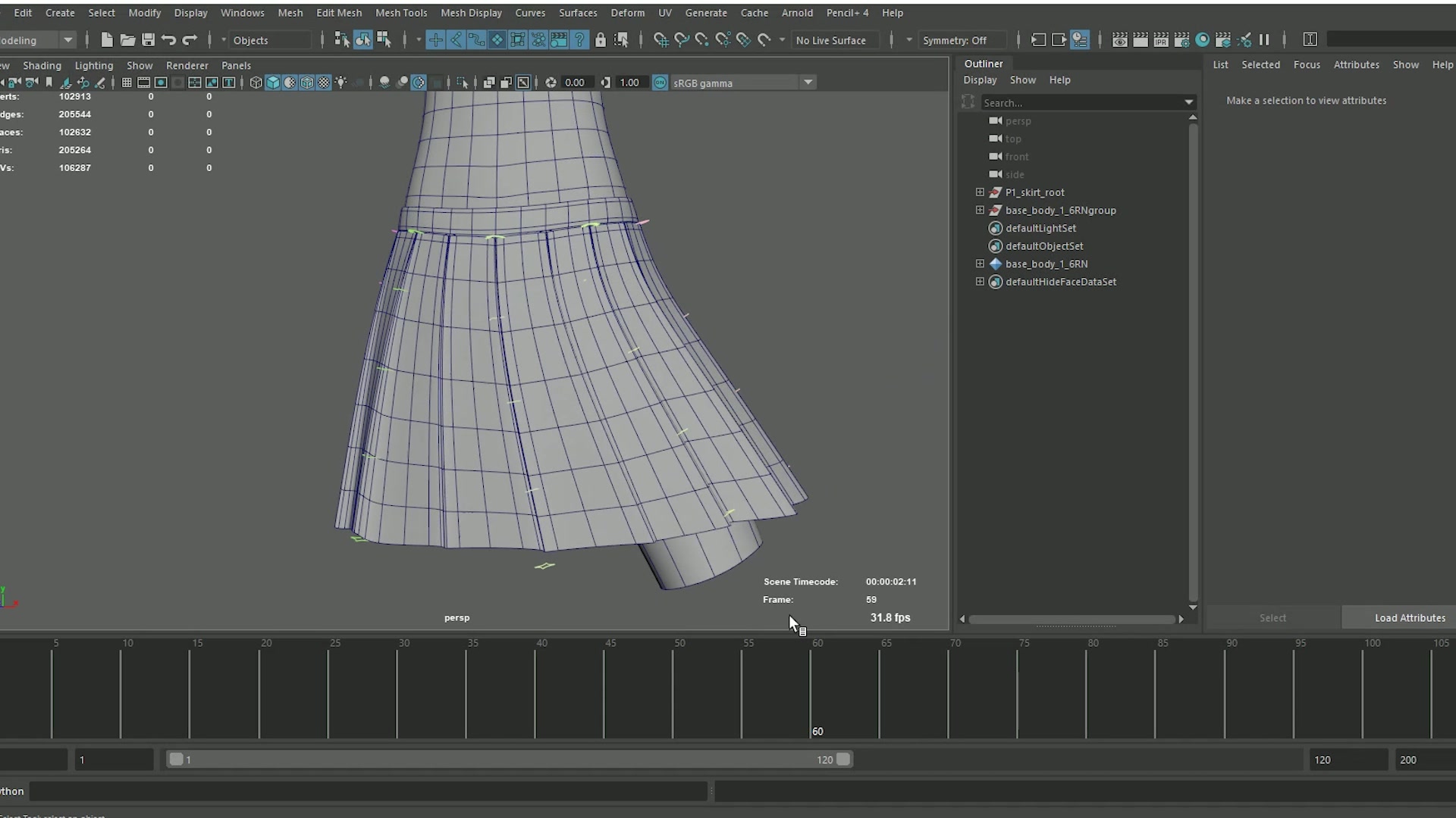 maya衣物绑定 修型(动画)工具架