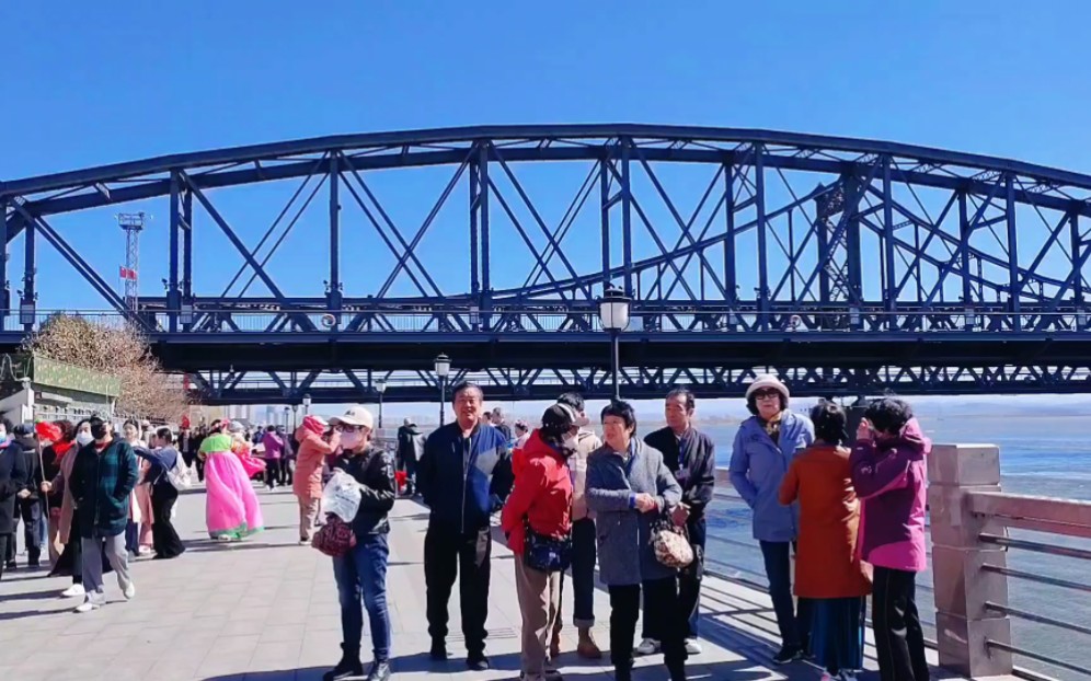 中朝边境,中国和朝鲜交界处,辽宁省丹东市