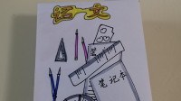 自己制作课本盲盒 里面装着2个小盲盒1个盲袋 拆开后好喜欢