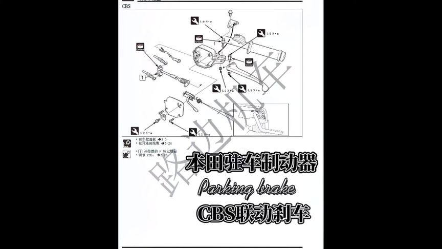 本田裂行驻车制动器与CBS联动刹车的调教#机车 #摩托车
