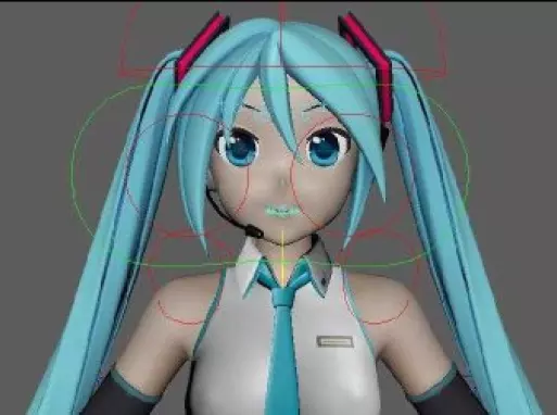 Maya教程【初音未来】第041集:整体角色绑定完结下一集蒙皮