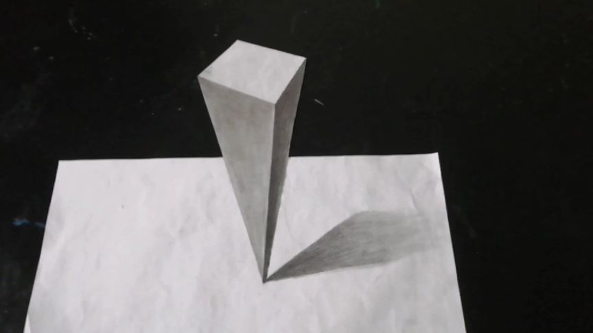 简单绘画系列之《立体画》,只用一支铅笔就能搞定的3D画