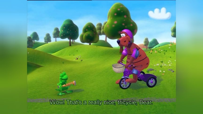 这个动画视频不错,小朋友还能学些简单的英语单词,一举两得!