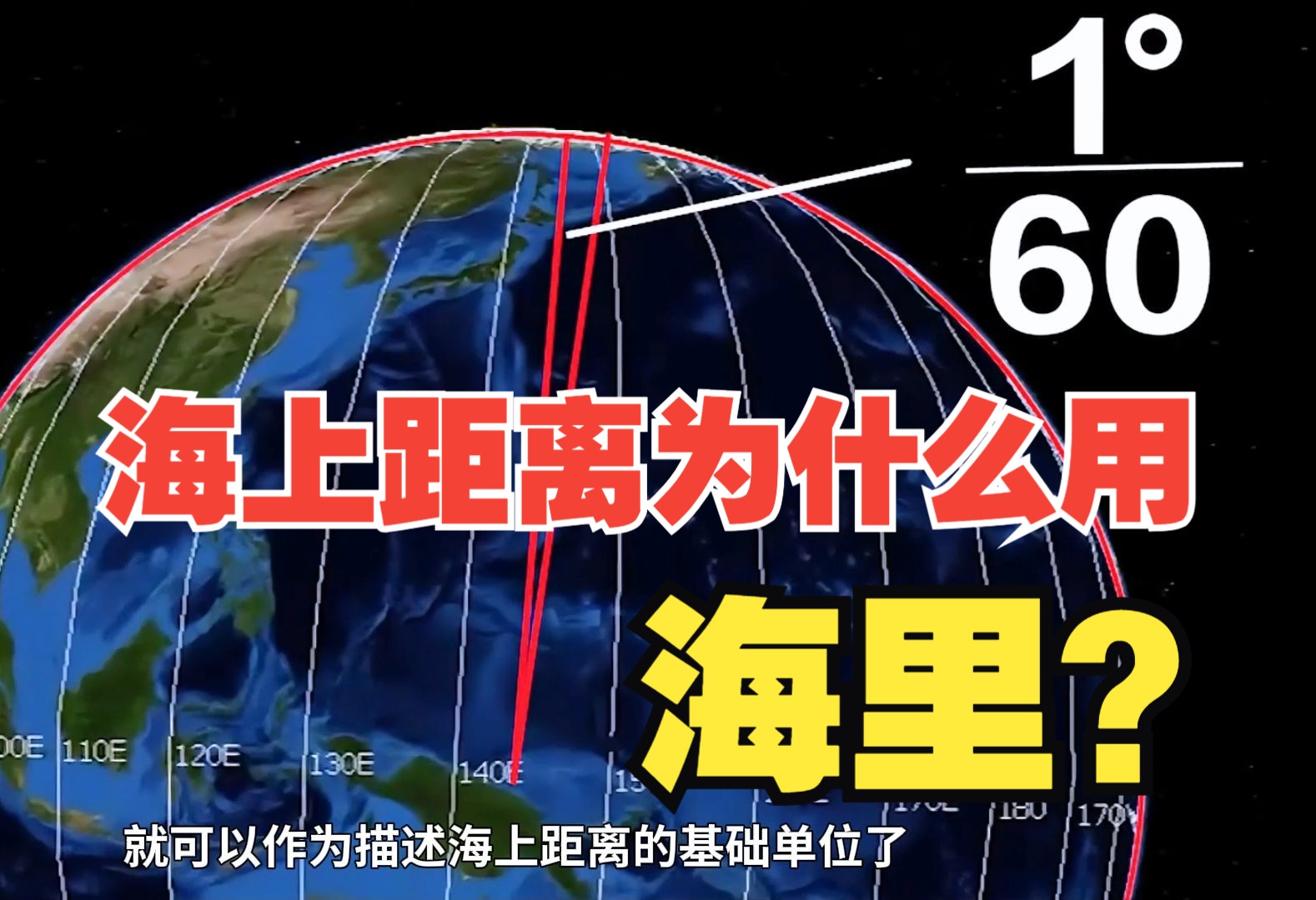 【海上距离为什么用“海里”?】航海领域的测量单位