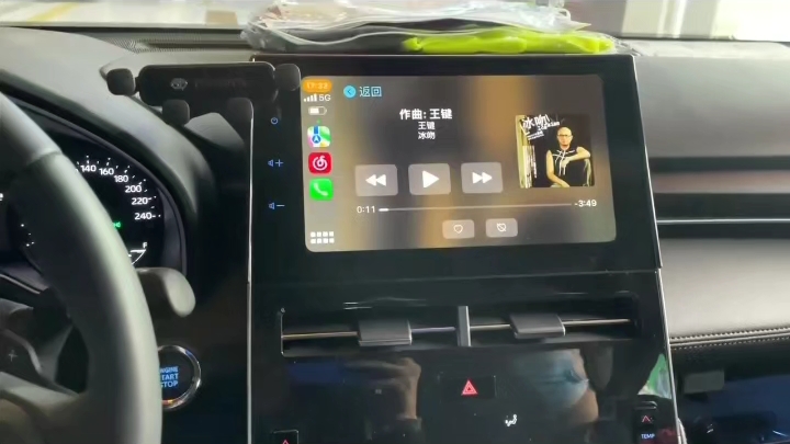 22款亚洲龙高清无线Carplay超级360全景解码一体机行车记录仪轨迹...