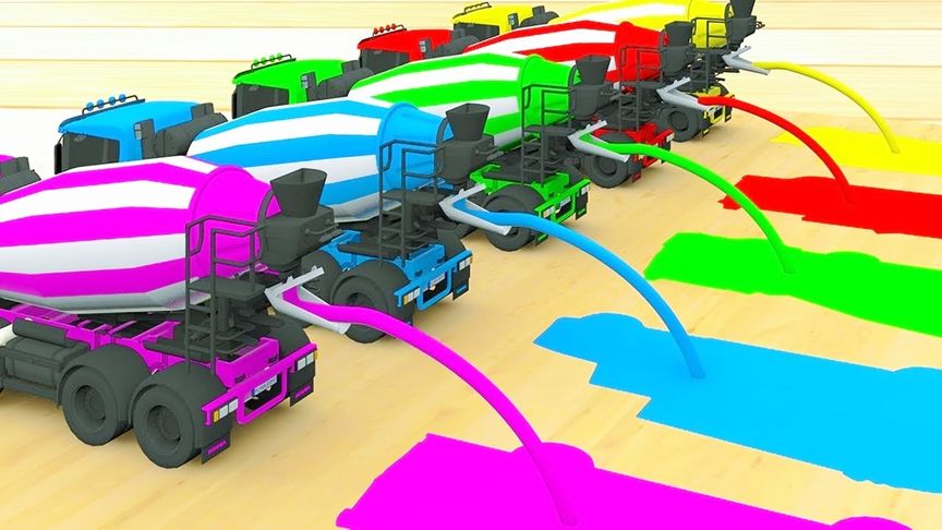 卡通小汽车模型奇趣喷漆着色