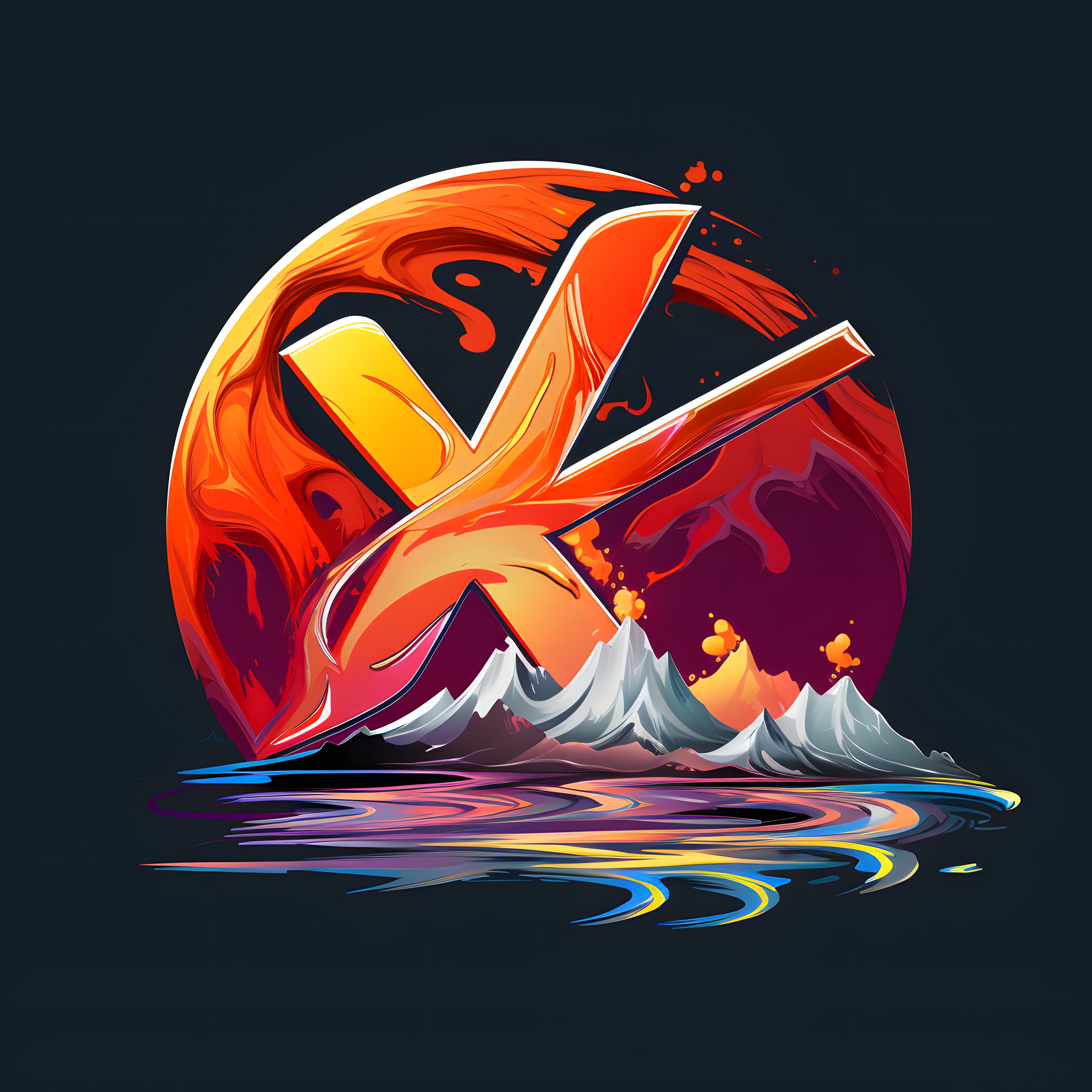 满嘴岩浆的火山 