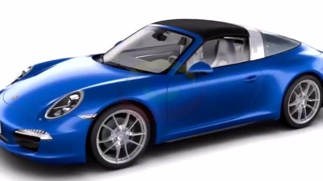 设计很巧妙的机构:一种敞篷汽车折叠机构