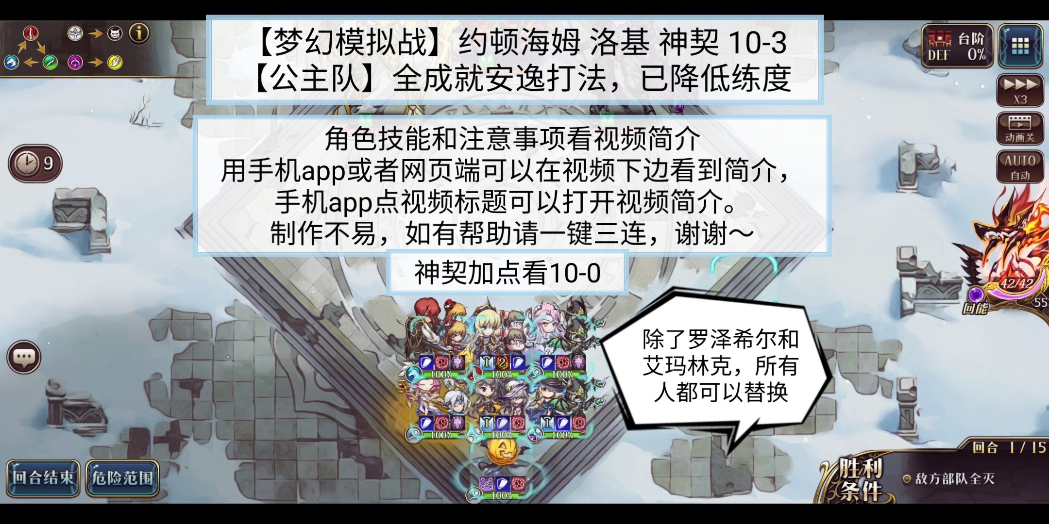 【梦幻模拟战】约顿海姆 洛基 神契 10-3【公主队】【包含1300字简介...