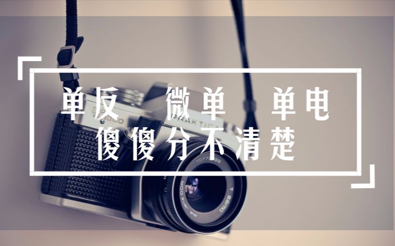 单反、数码、微单和单电相机有啥不一样?看了这个就全明白了