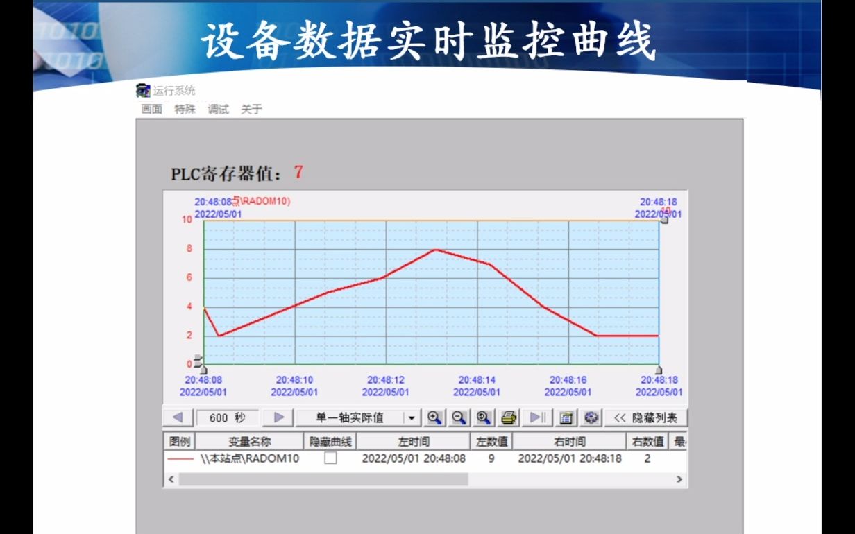 (008)实战-如何使用组态王实时监控设备数据曲线