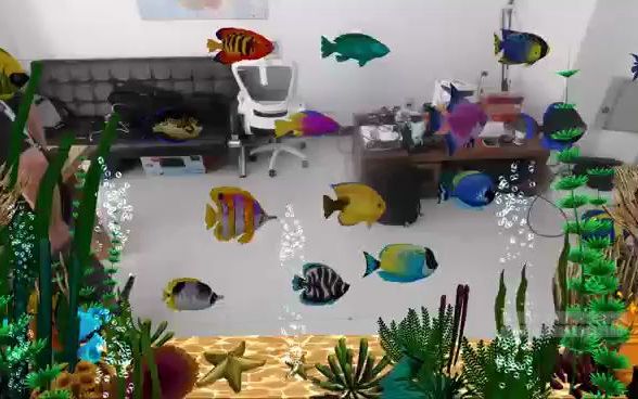 AR海底世界 AR互动大屏 AR合影 AR拍照 展厅互动 裸眼3D 全息投影 ...