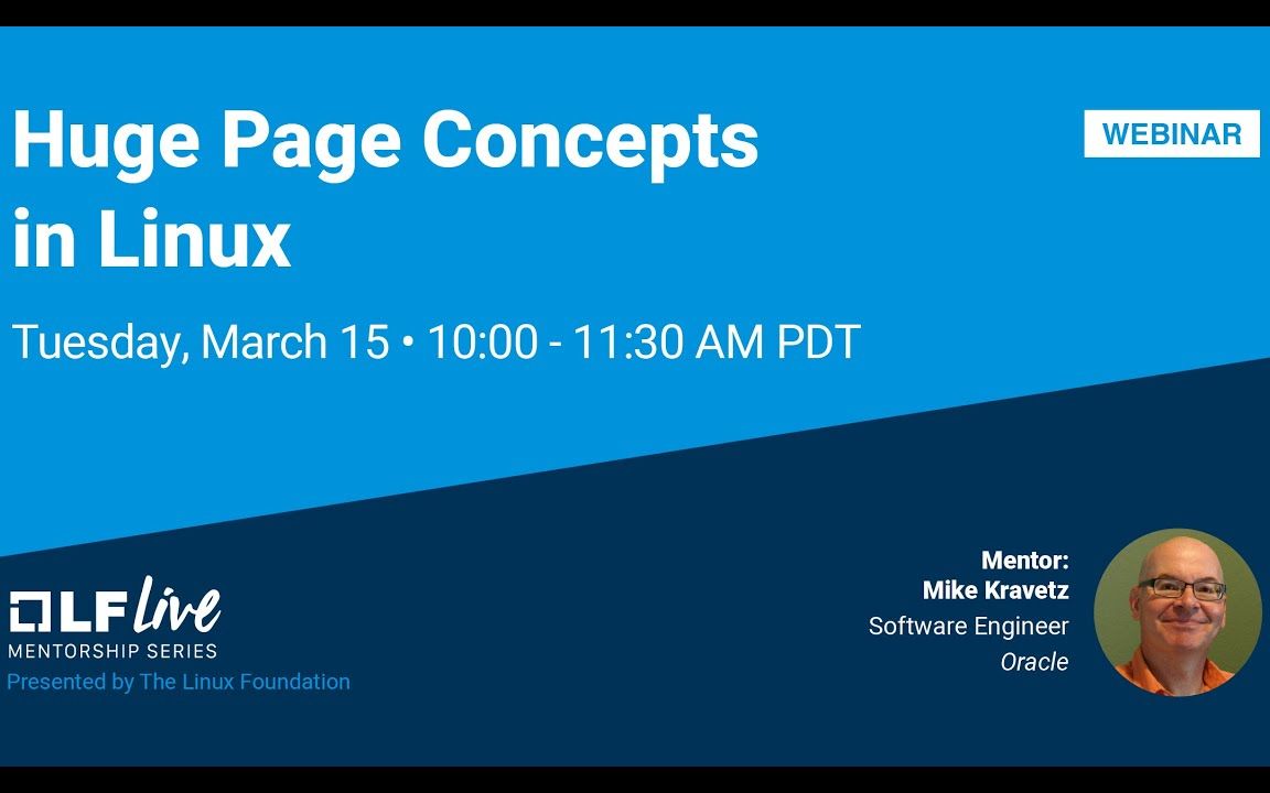 Linux基金会会议-大页相关概念与原理-1