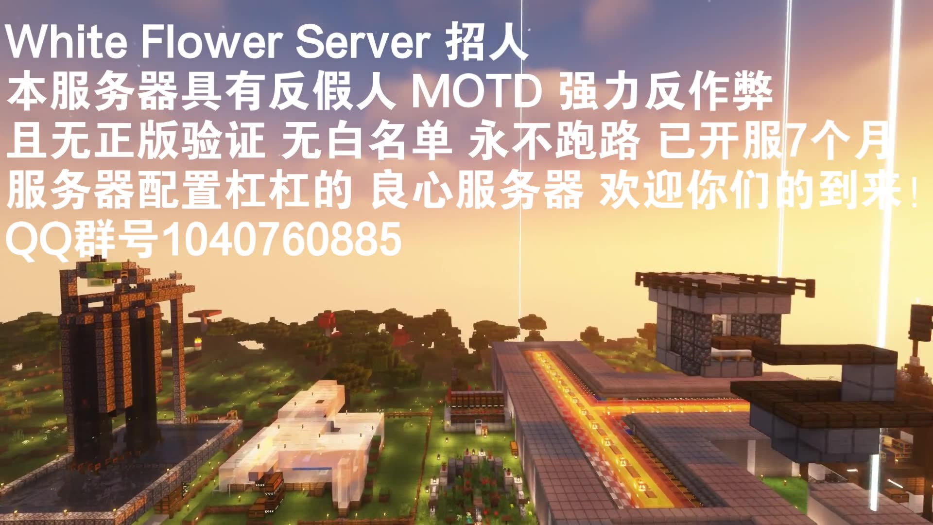 我的世界JAVA纯净生存服务器开服8月 招新!无正版验证