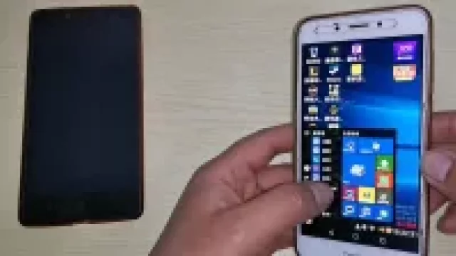 一键手机秒变电脑,给你的手机装个windows系统,直接省下买电脑钱