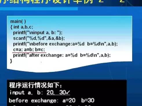 第四章_C语言的顺序结构程序设计