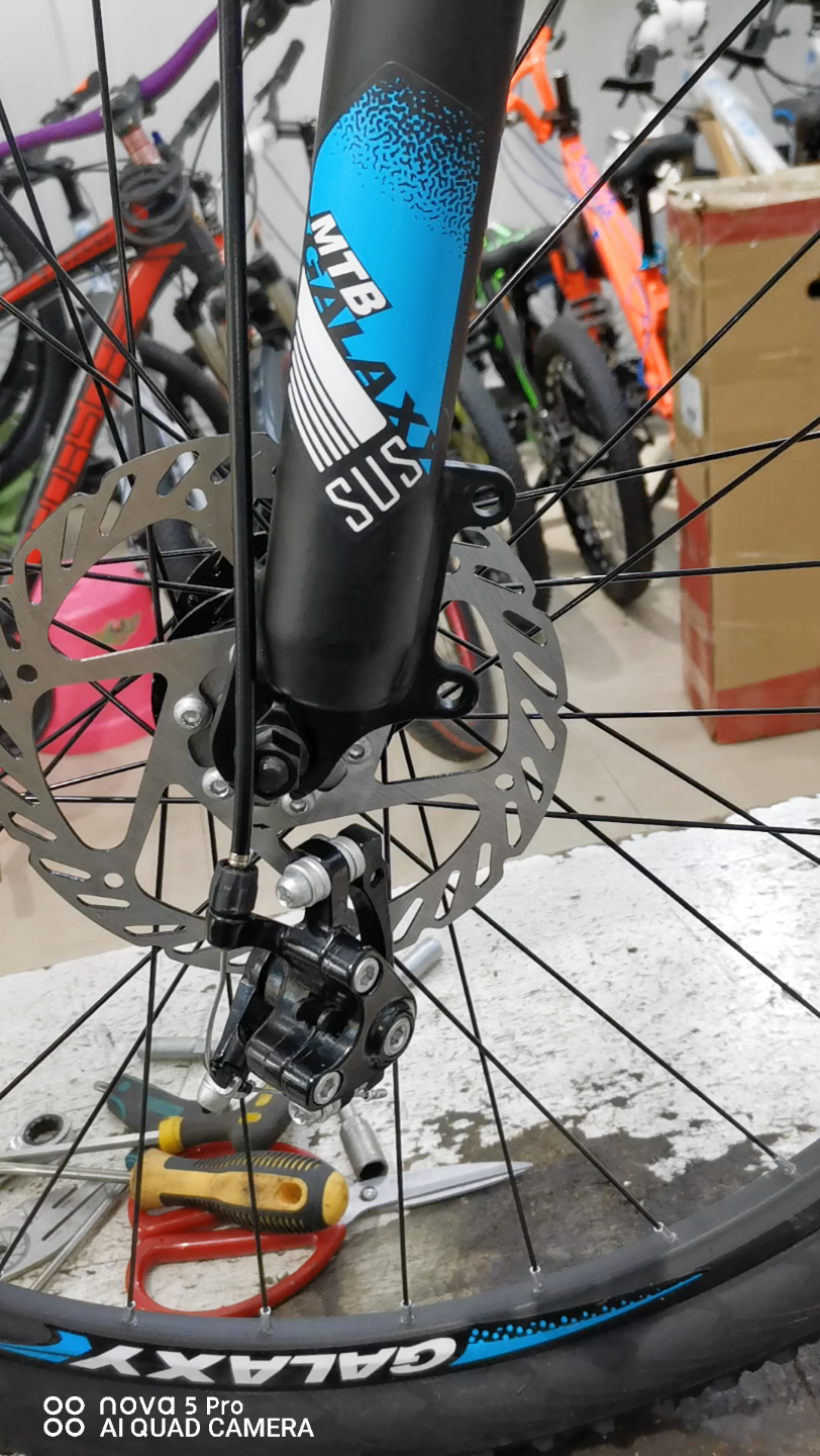 如何安装一台山地车3:刹车安装