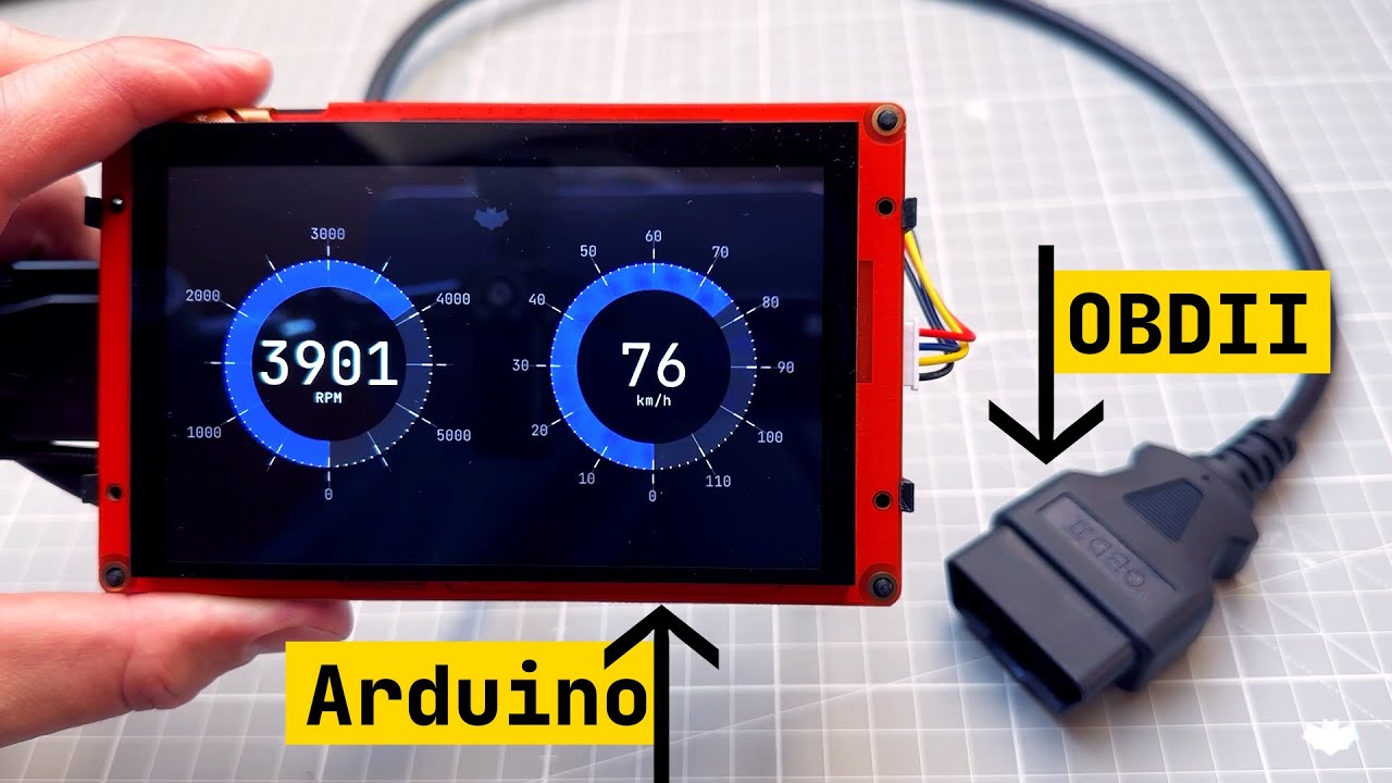 Arduino 仪表盘(完整教程 - 使用 Nextion 智能显示器、OBDII ELM327、...