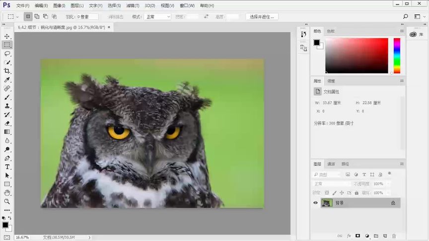 七十六、PS教程:Camera Raw 滤镜中锐化与清晰度的调整