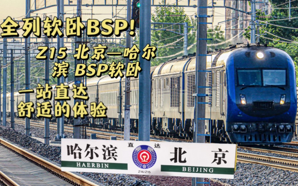 【CRVLOG】舒适的体验,但是晚点35分钟!京哈直特Z15次列车 BSP...