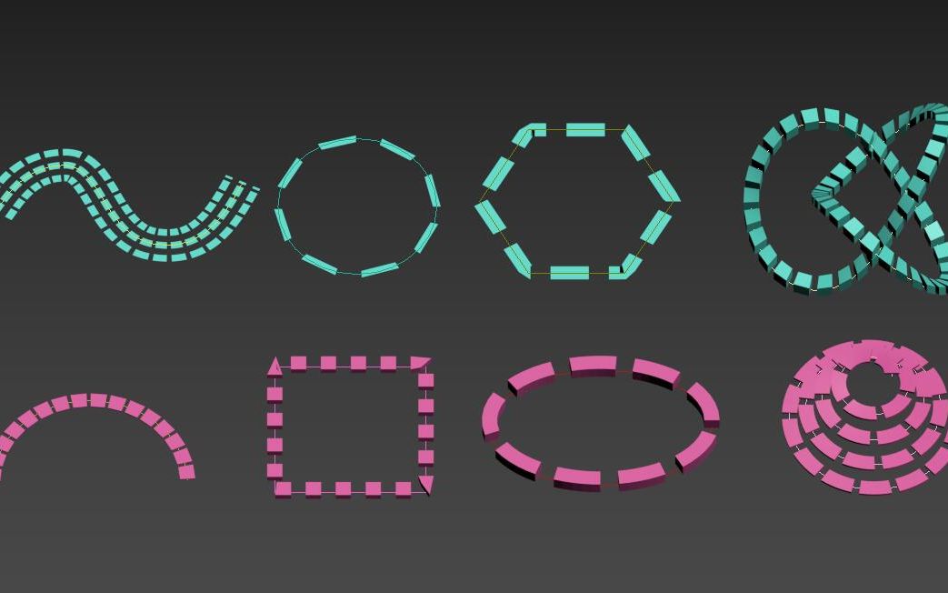 3DMAX虚线对象插件Dashed