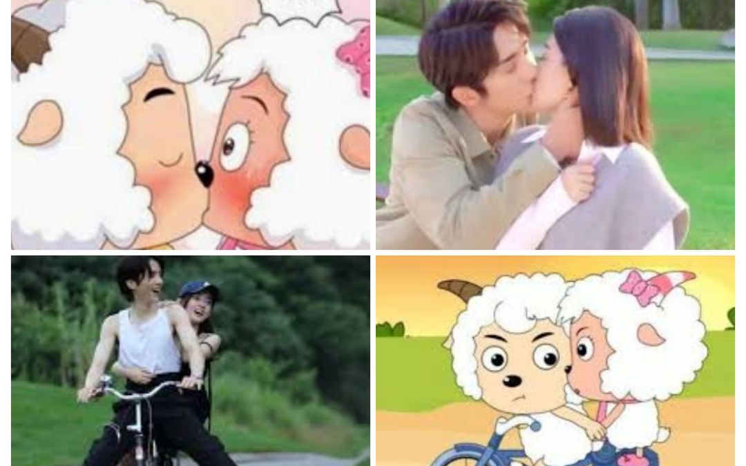 【张新成梁洁】这不就是喜羊羊美羊羊长大后谈恋爱的样子吗