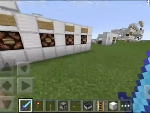 我的世界pe小教程ep.16通过矿车系统制作而成的有序密码门