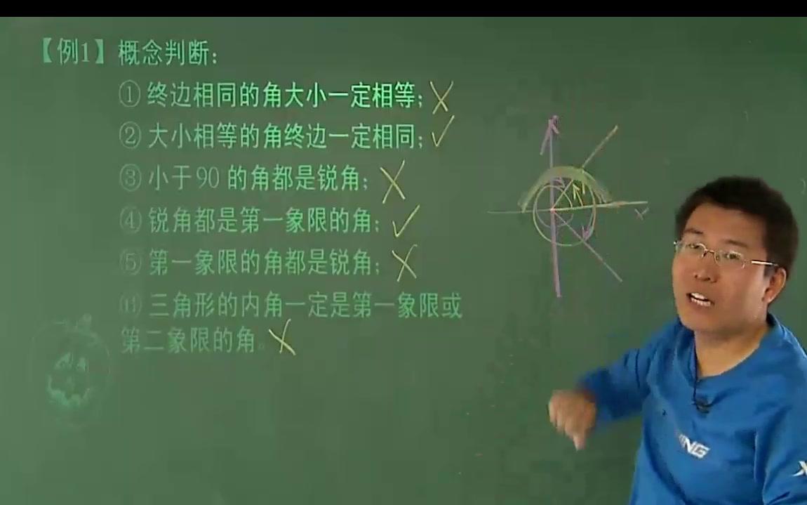高中数学《任意角与弧度制》,观看20分钟让你数学提高30分!