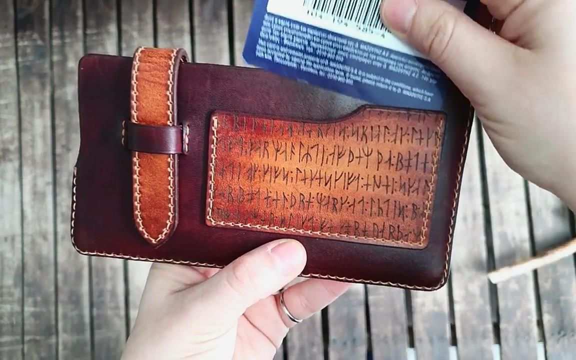 【手工皮具】 卡包制作视频