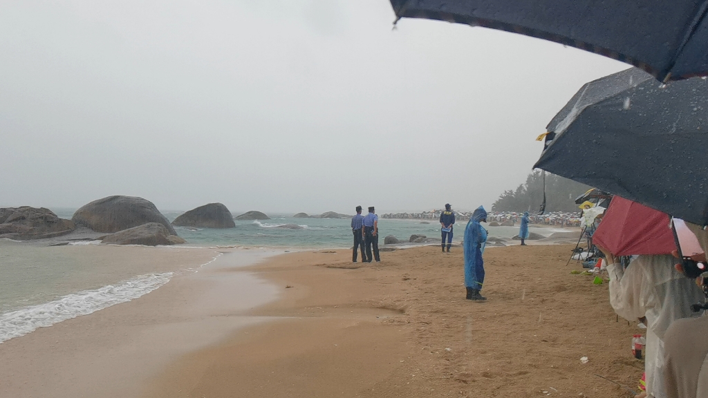 长征五号运载火箭嫦娥六号任务发射,淇水湾海滩视角2024.5.3-17:27