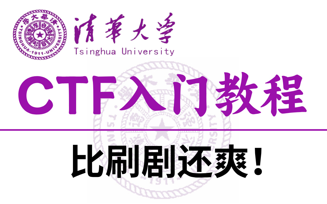 【零基础学CTF入门教程】(全)完整版CTF教程,学完即可就业!大学生...