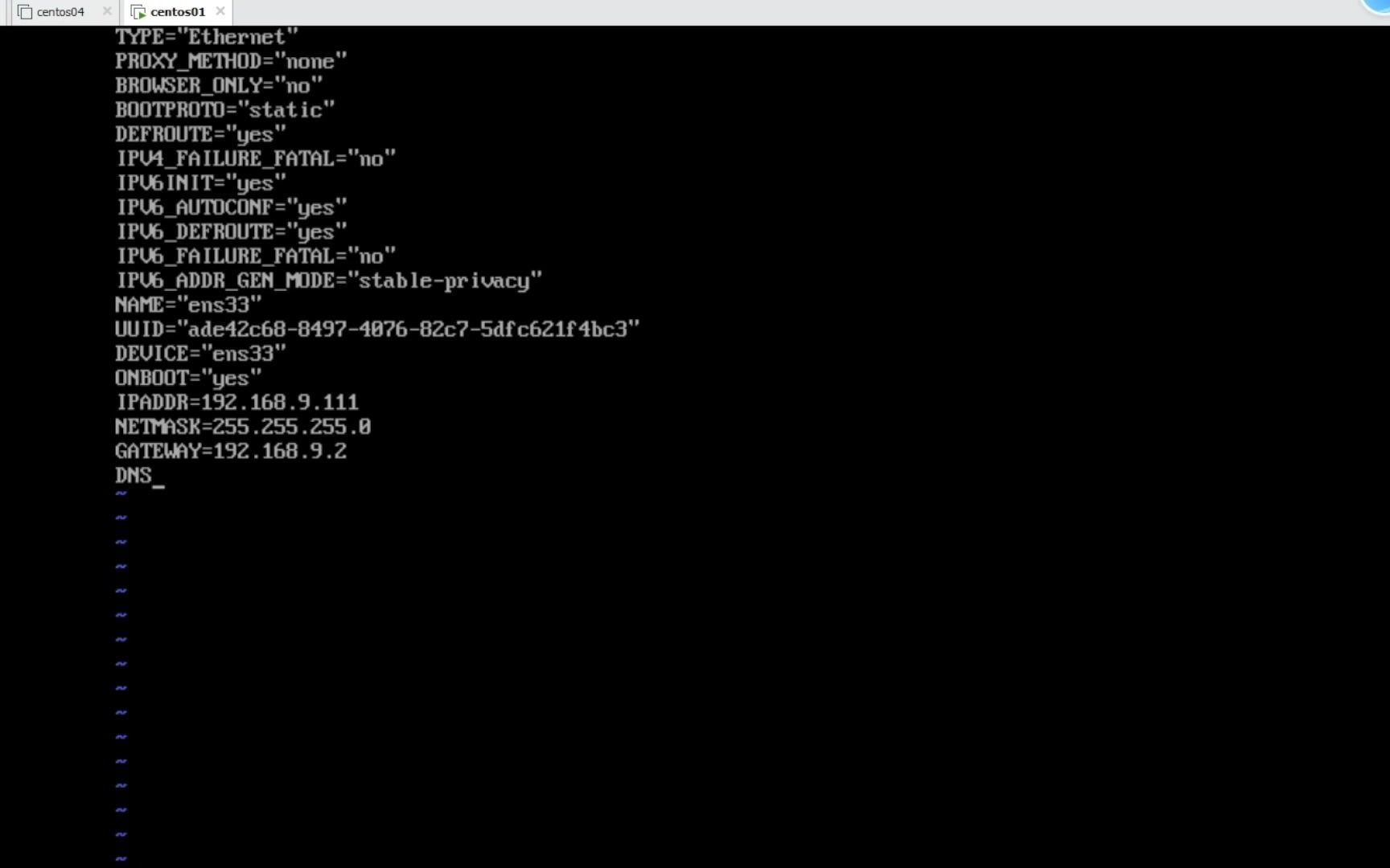 Linux系统命令行1分钟搞定固定ip设置