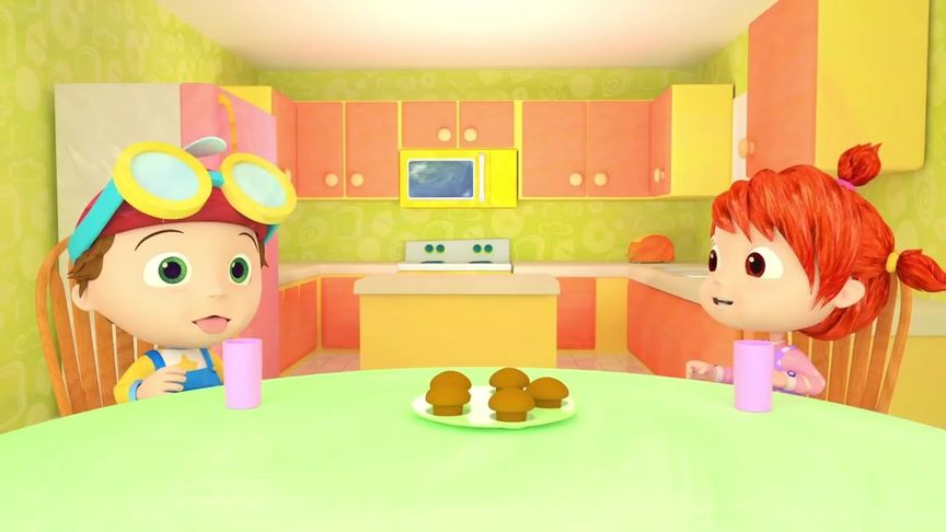 启蒙益智早教动画,宝宝吃早餐吹泡泡!