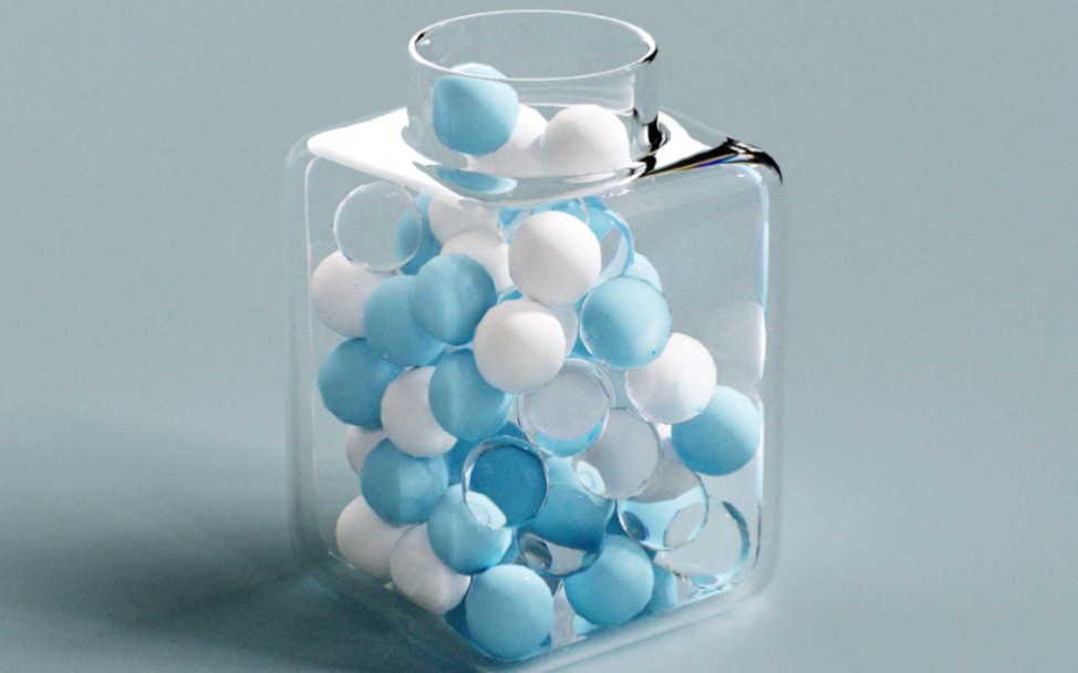 c4d糖果盒子建模