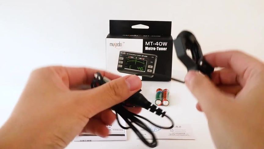 小天使MT-40W萨克斯校音器小号调音节拍校音器三合一长笛管乐专用