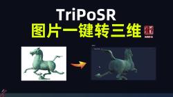 解压即用的AI照片一键转三维模型工具TripoSR整合包 实现图片转3D...