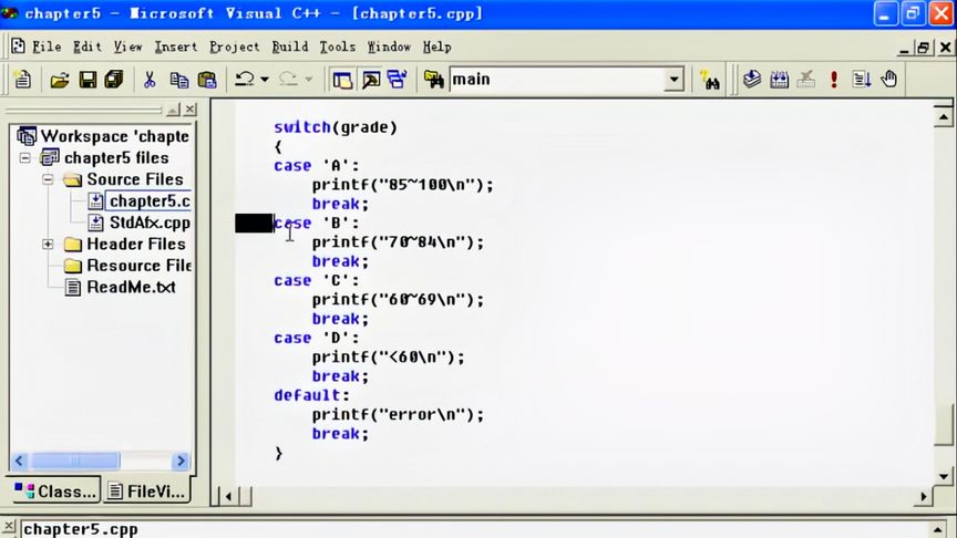 C语言编程详解-第63讲 选择结构 switch语句