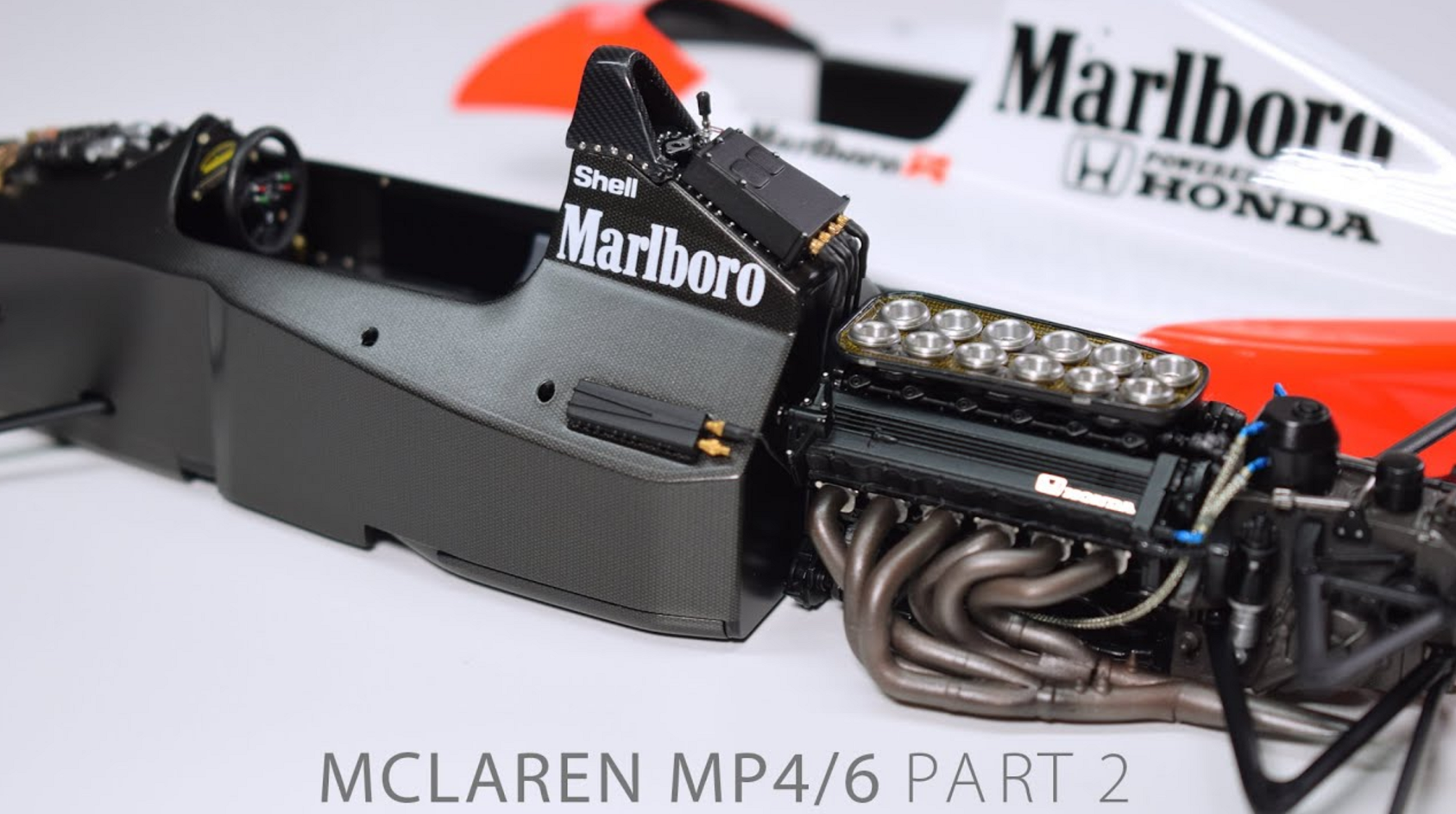 打造塞纳的迈凯伦富士米1/20 F1比例模型2,步骤详细