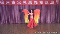 彭城第一拍客拍摄制作:徐州肚皮舞娘53岁周成功中国长绸扇舞