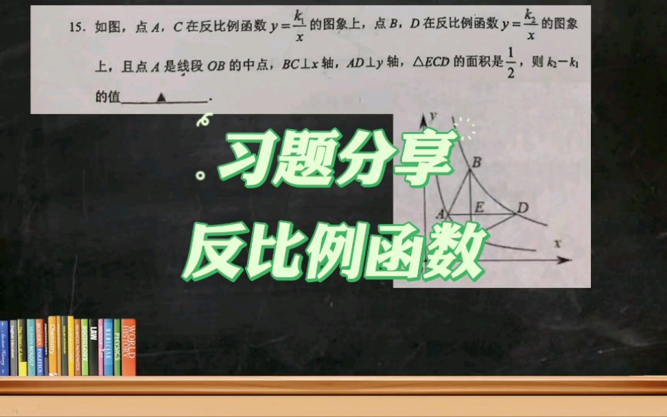 初中数学:反比例函数填空压轴题