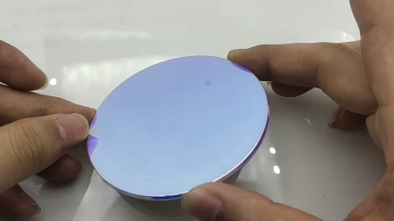 模内注塑IML工艺塑胶装饰件外壳,表面效果为炫彩天空之镜电镀效果,...