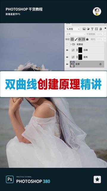 双曲线创建原理,下节课来教你怎么修,准备好了吗ps修图零基础学p