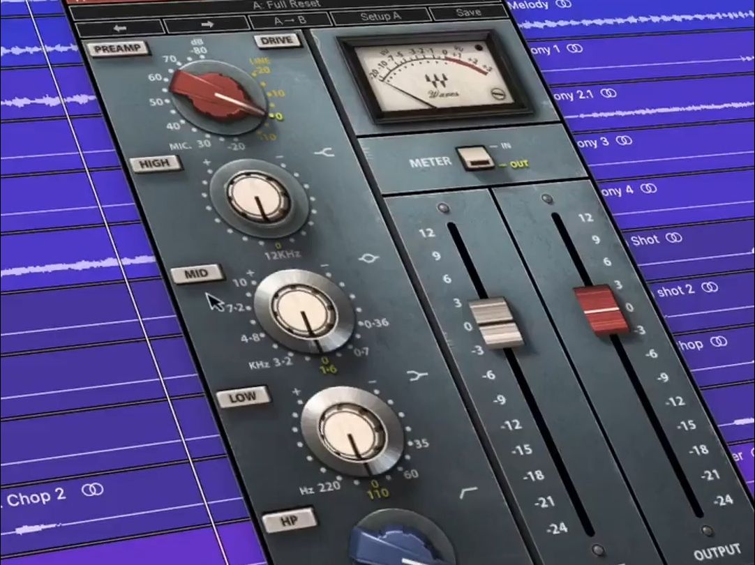 给人声加色彩和特征,就用Waves Scheps 73