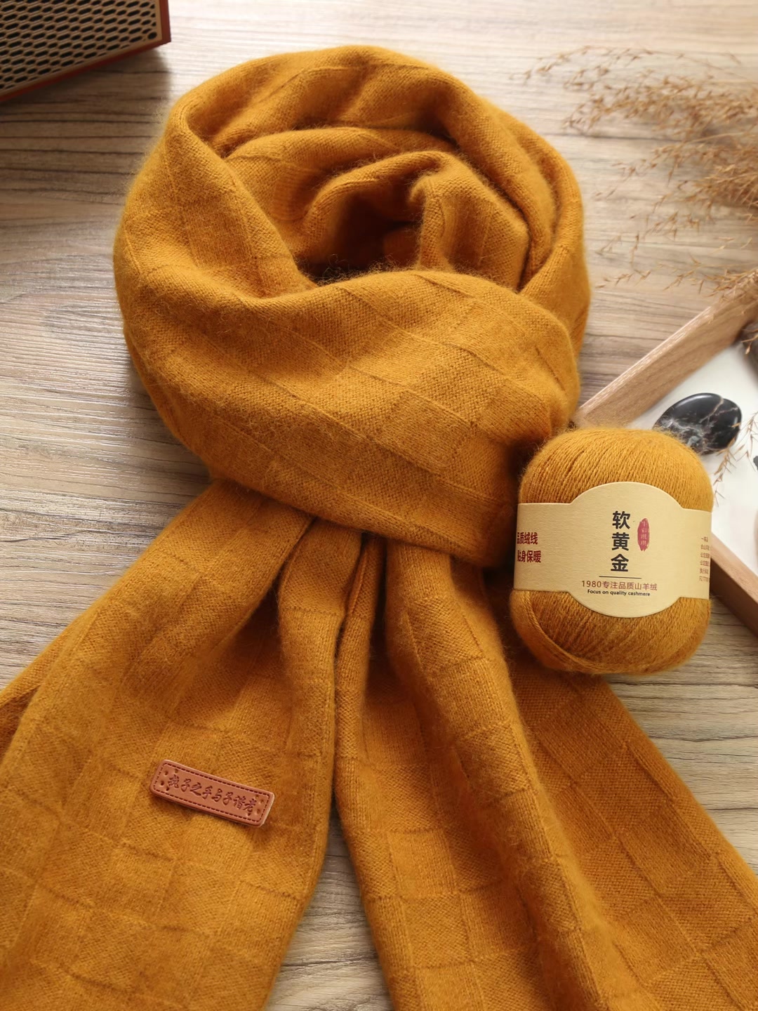 羊绒围巾棋盘格针法编织教程 #手工编织零基础教学 #羊绒围巾 #羊绒...