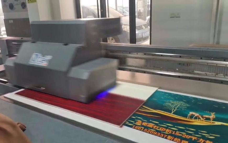 pvc平板UV打印机,打印效果视频
