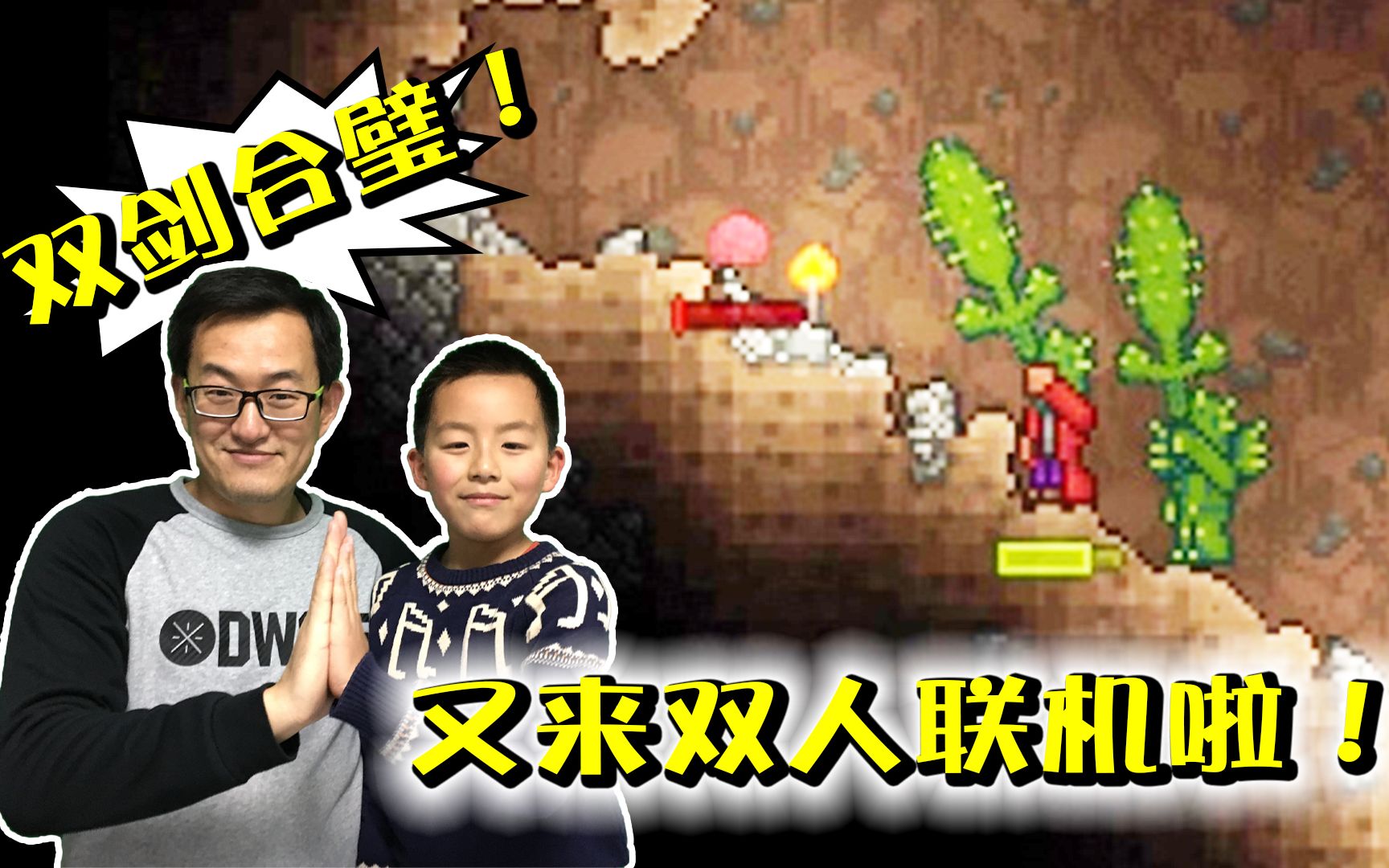 久违的双人联机又回来啦!双剑合璧让小粉绝望!泰拉瑞亚02